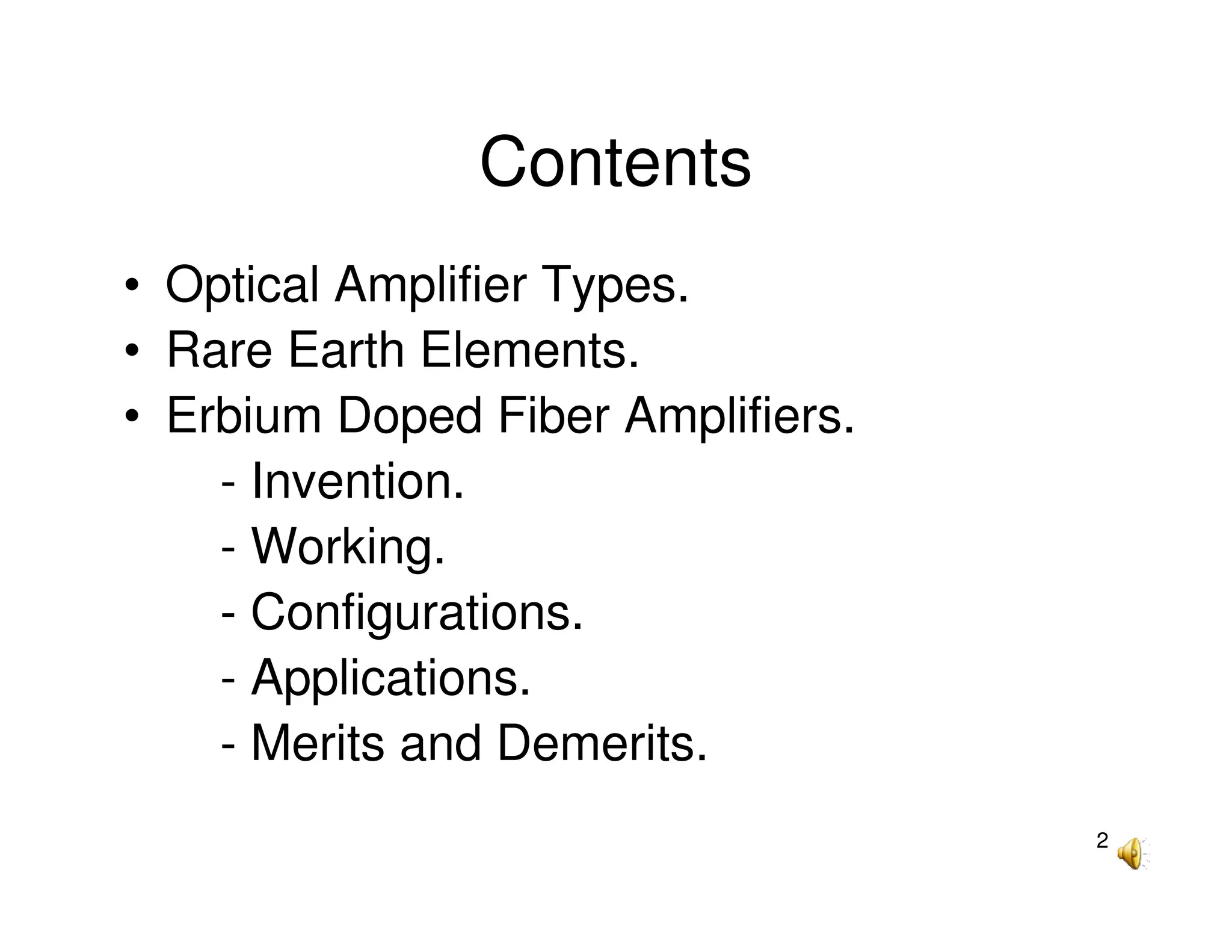 Erbium doped fiber amplifiers | PDF