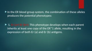 Er BLOOD GROUP CLASSIFICATION OF BLOOD GROUP SYSTEMS.pptx