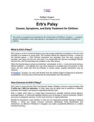 Erb's Palsy Causes, Symptoms, and Early Treatment for Children.docx.pdf