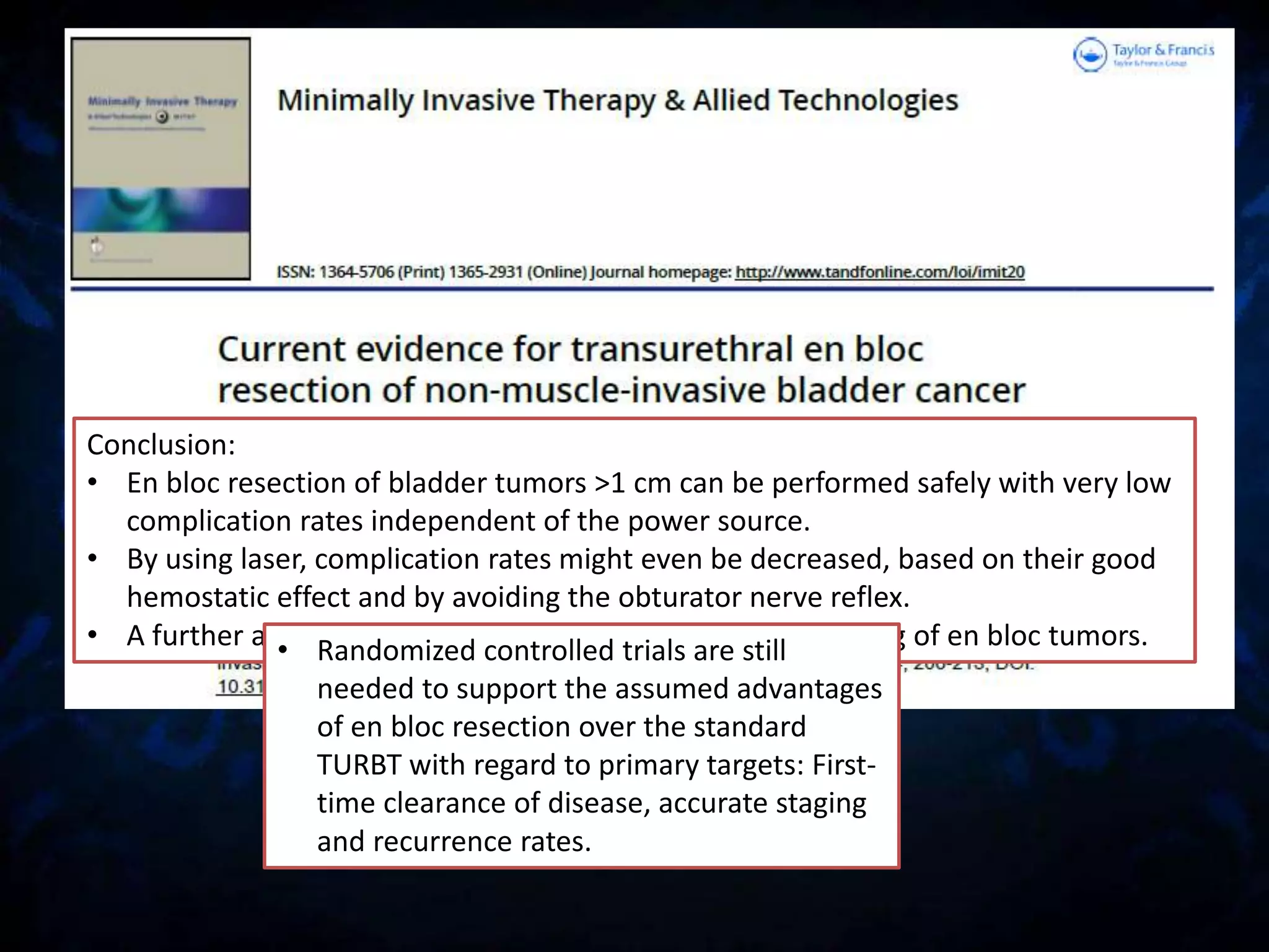 Erb tendourology section | PPTX