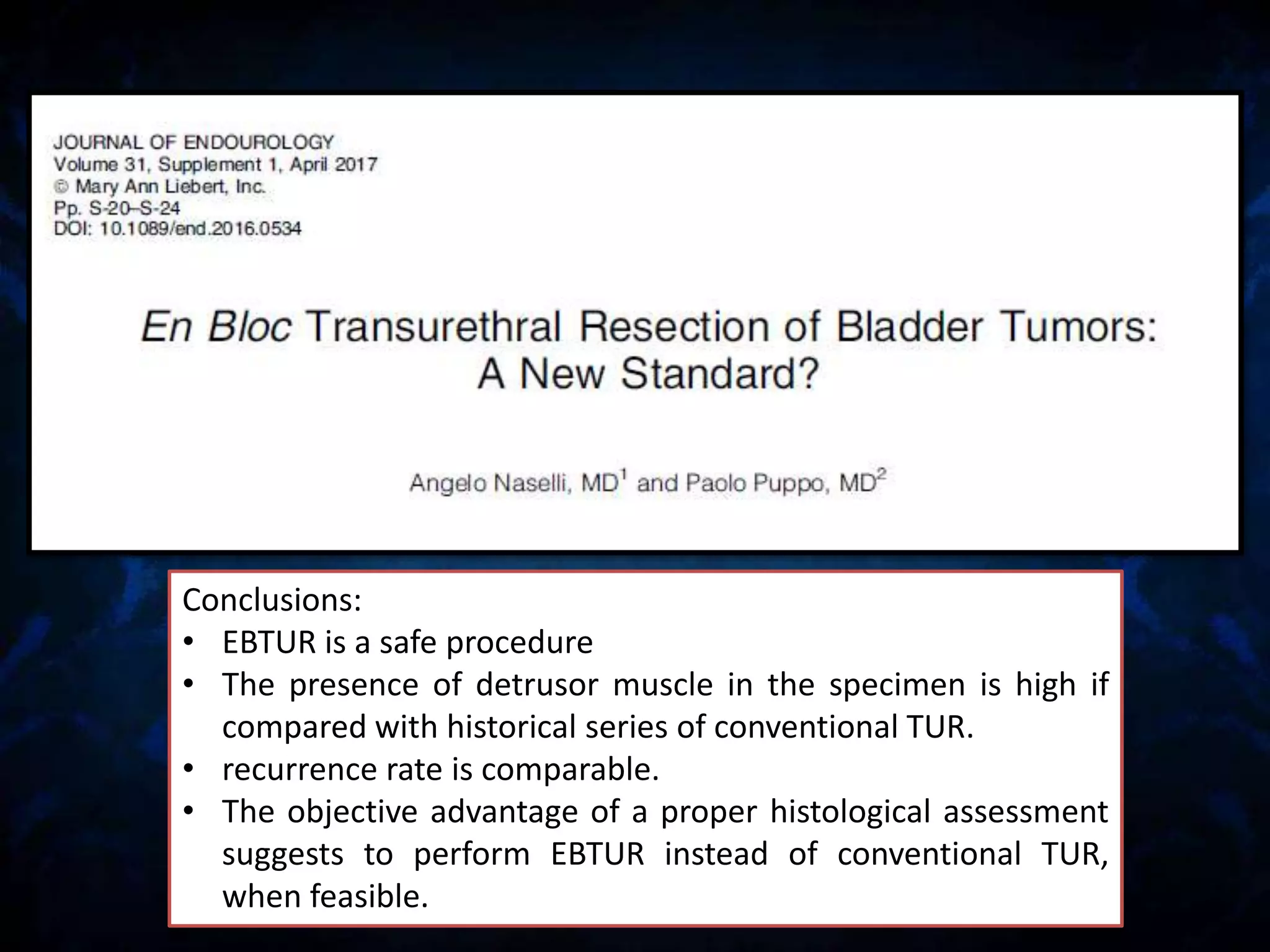 Erb tendourology section | PPTX
