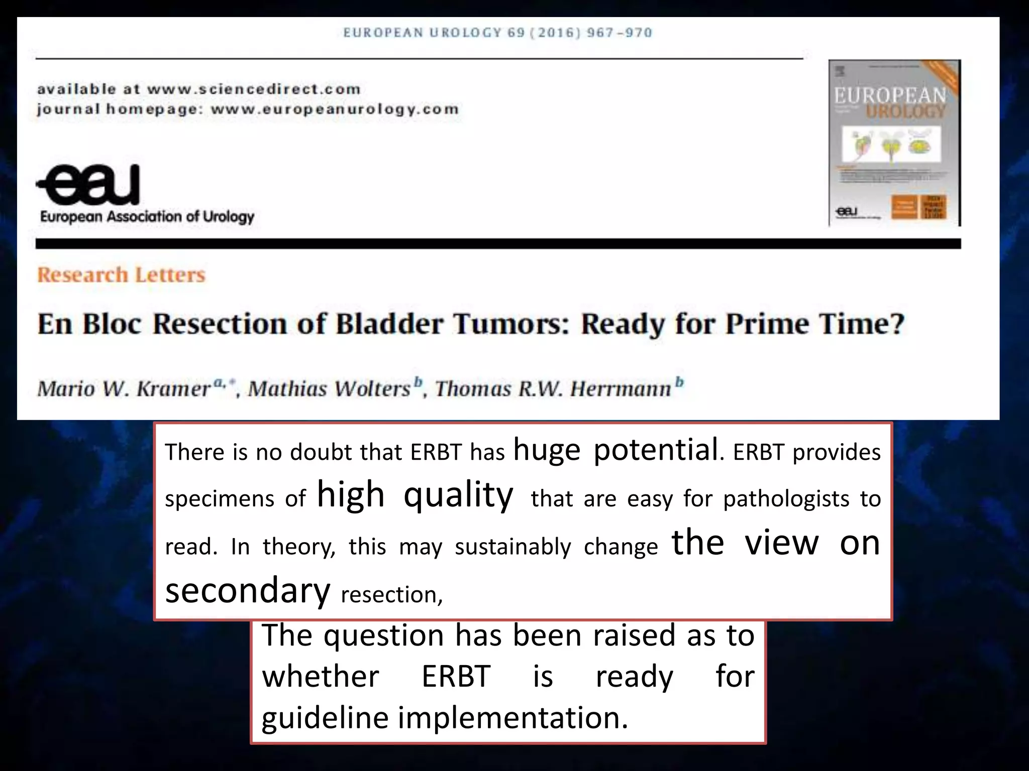 Erb tendourology section | PPTX