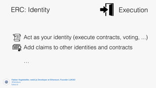 ERC 725 Public On-Chain Identity | PPT