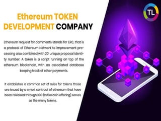 Erc20 token development company | PPTX