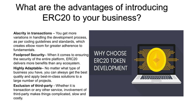 ERC20 Token Development Company - Coin Developer India | PPTX | Business | Business and Finance