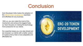 ERC20 Token Development Company - Coin Developer India | PPT