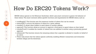 ERC20 Tokens Explained What Are They and Why They Matter in Crypto | PPT