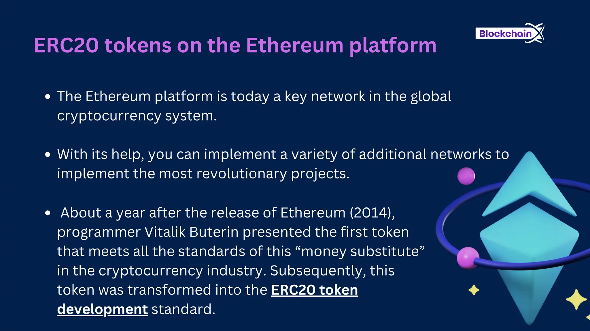 ERC20 tokens on the Ethereum platform | PPT