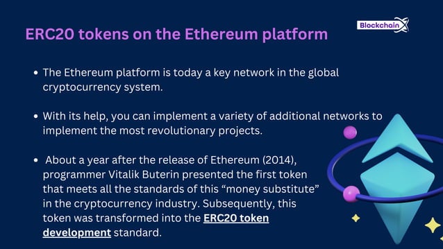 ERC20 tokens on the Ethereum platform | PPT