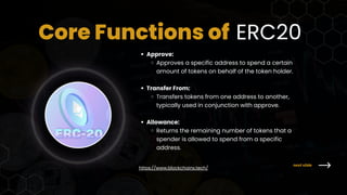 ERC20 Token Standards The Backbone of Ethereum's Token Economy | PDF | Computing | Technology ...
