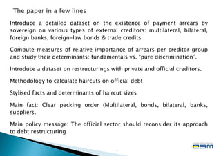 Aitor Erce's discussion of "The Seniority Structure of Sovereign Debt ...