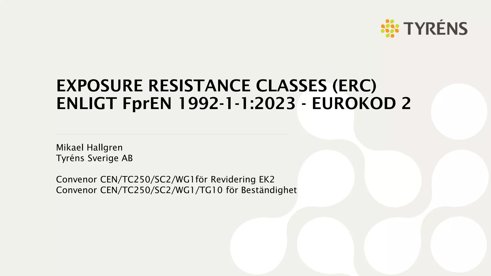ERC enligt EUROKOD 2 - Mikael Hallgren, Tyréns | PDF