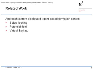 Topology Control and Mobility Strategy for UAV Ad-hoc Networks | PPT