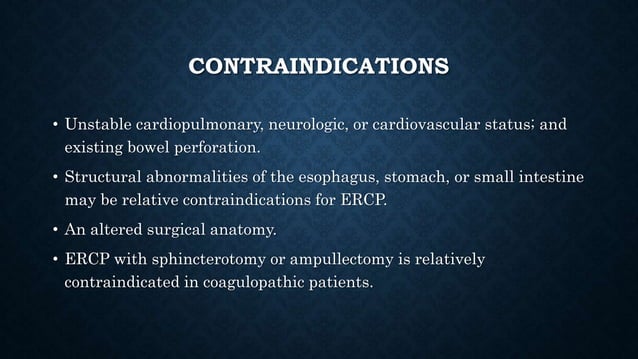 Ercp | PPTX | Digestive Disorders | Diseases and Conditions