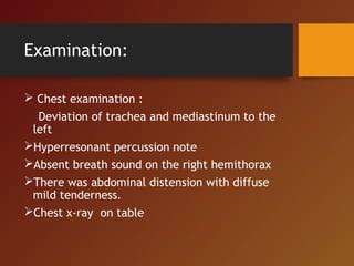 Post ERCP tension pneumo-thorax a rare complication | PPT