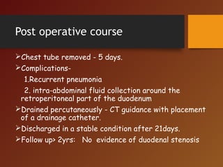 Post ERCP tension pneumo-thorax a rare complication | PPT