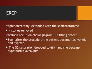Post ERCP tension pneumo-thorax a rare complication | PPT