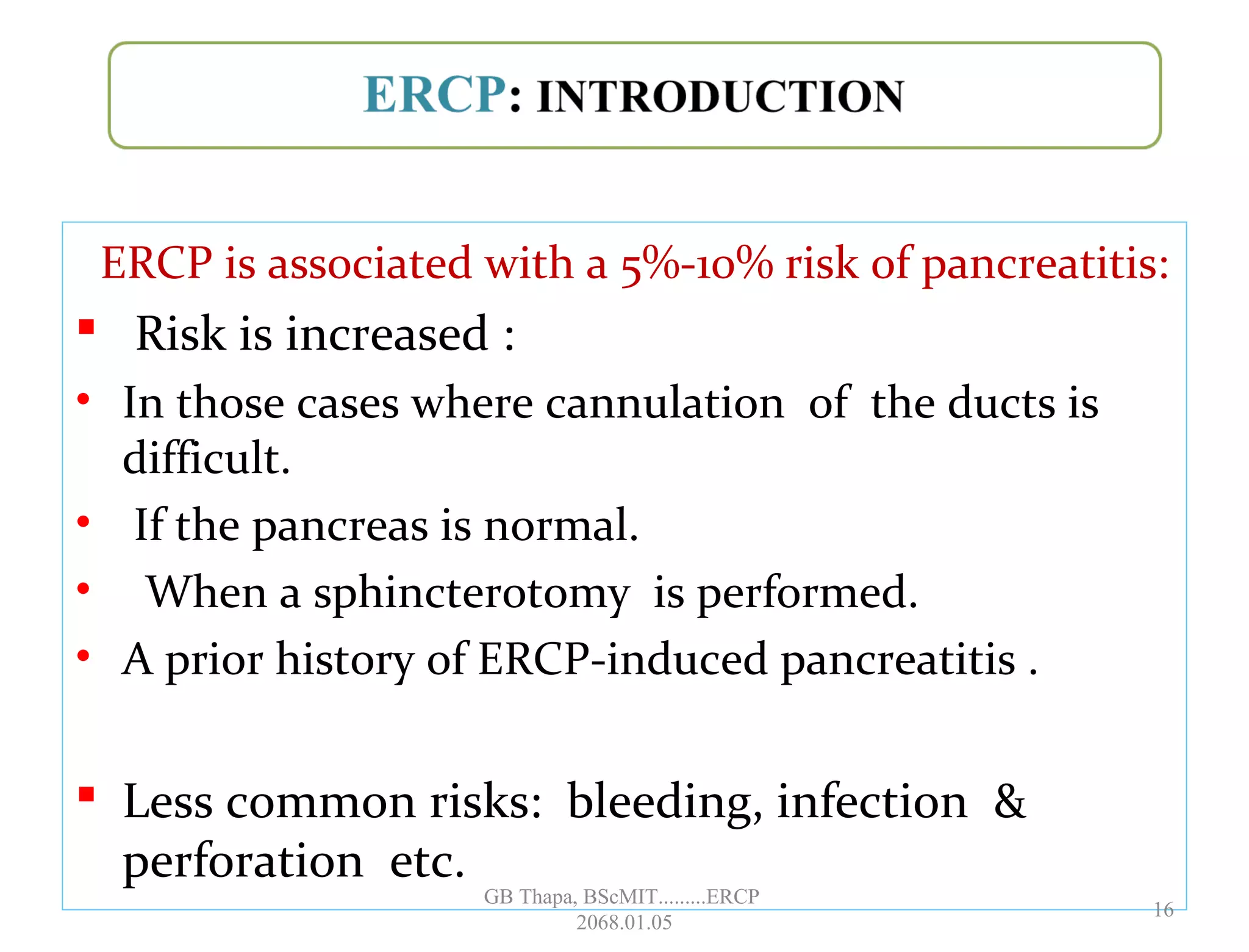ERCP PROCEDURE | PPT
