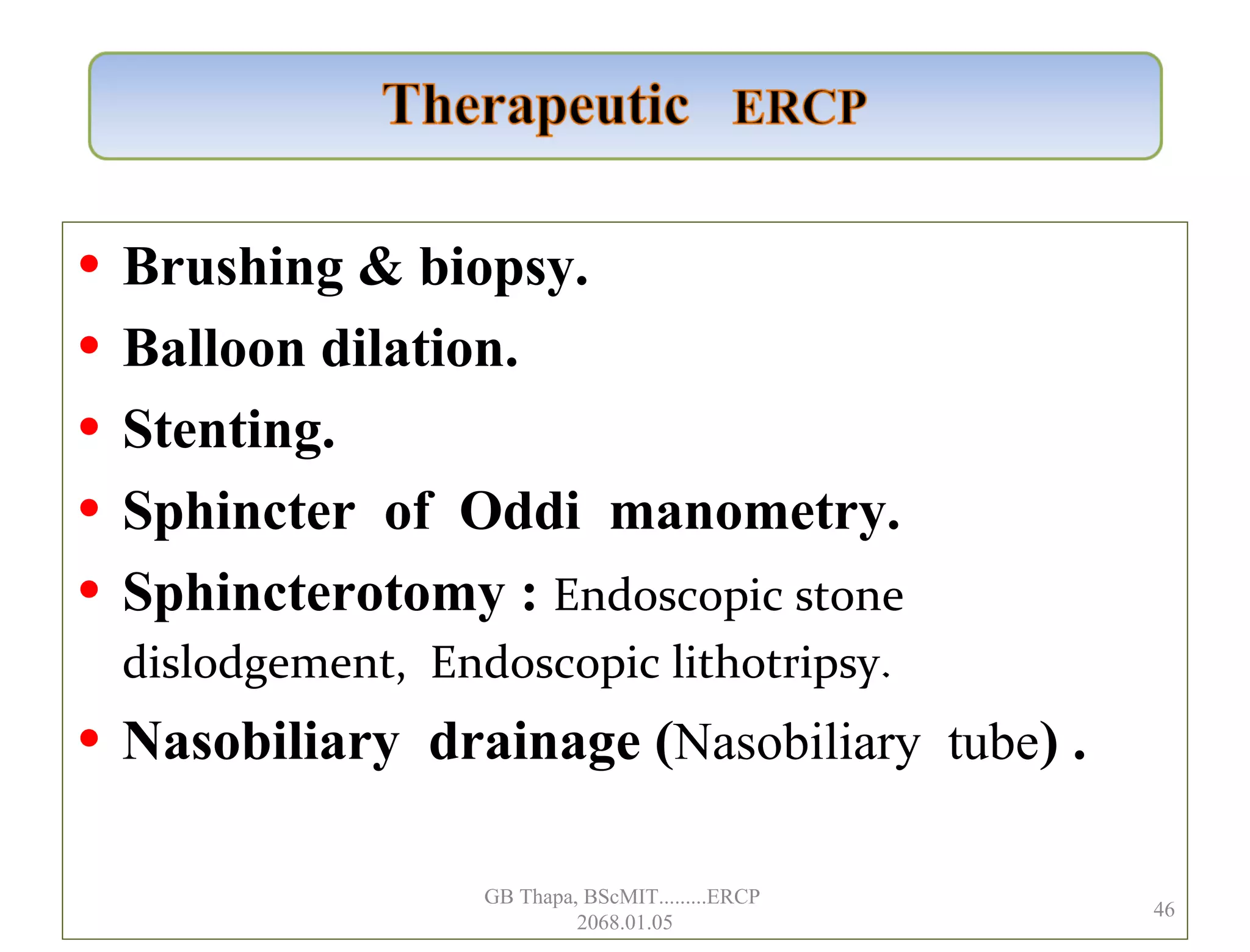ERCP PROCEDURE | PPT