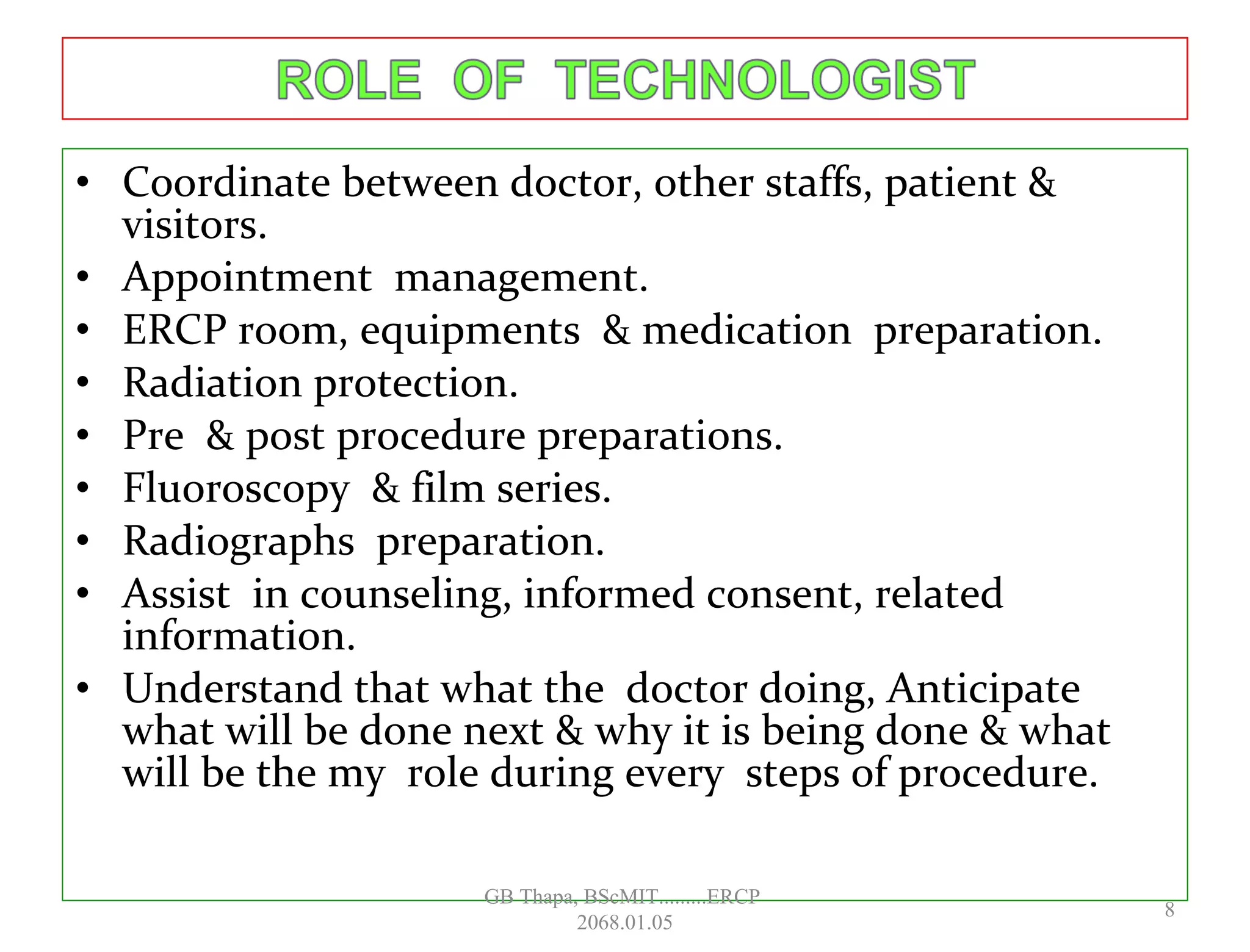 ERCP PROCEDURE | PPT
