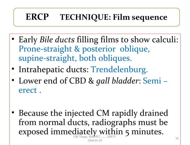 ERCP PROCEDURE | PPT