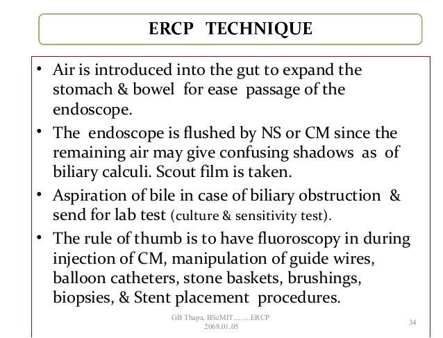 ERCP PROCEDURE
