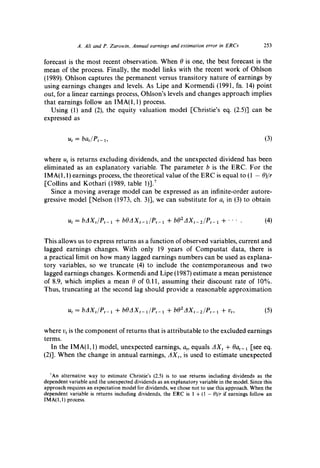 Permanent versus transitory components of annual earnings and ...