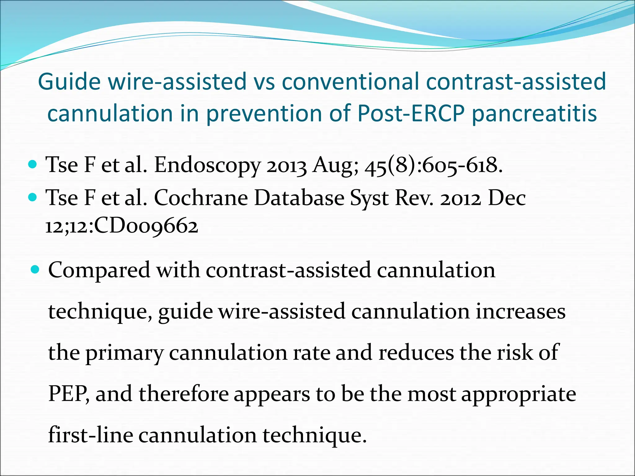 ERCP procedure/management and literature review | PPT