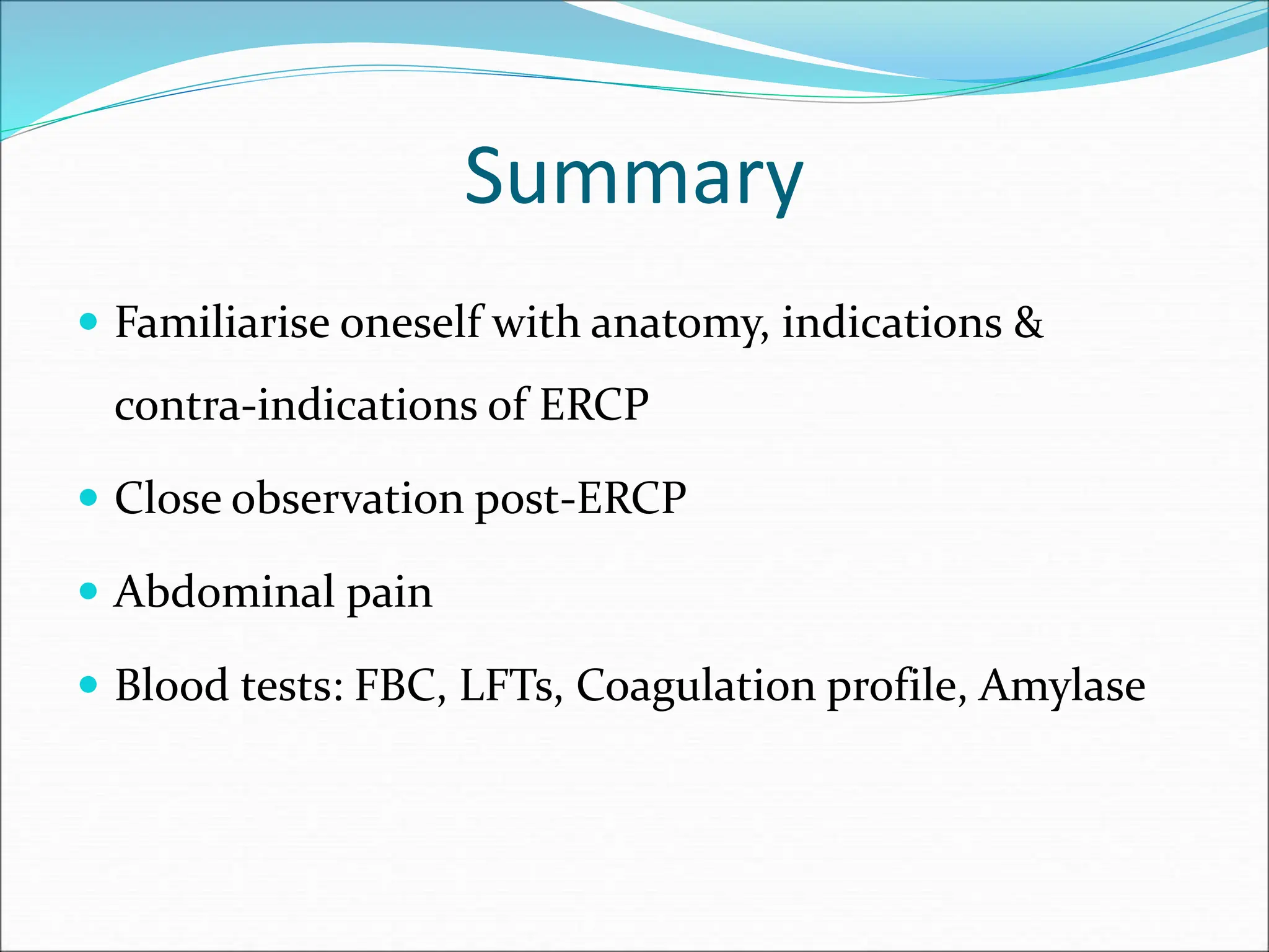 ERCP procedure/management and literature review | PPT