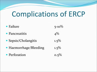 ERCP procedure/management and literature review | PPT