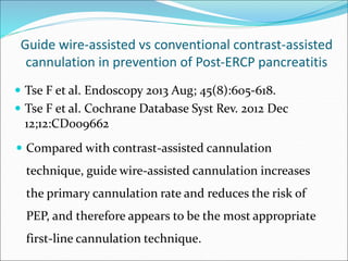 ERCP procedure/management and literature review | PPT