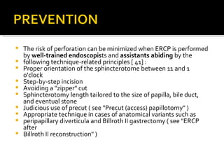 -Duodenal perforation- During ERCP procedure -Review of literature | PPT