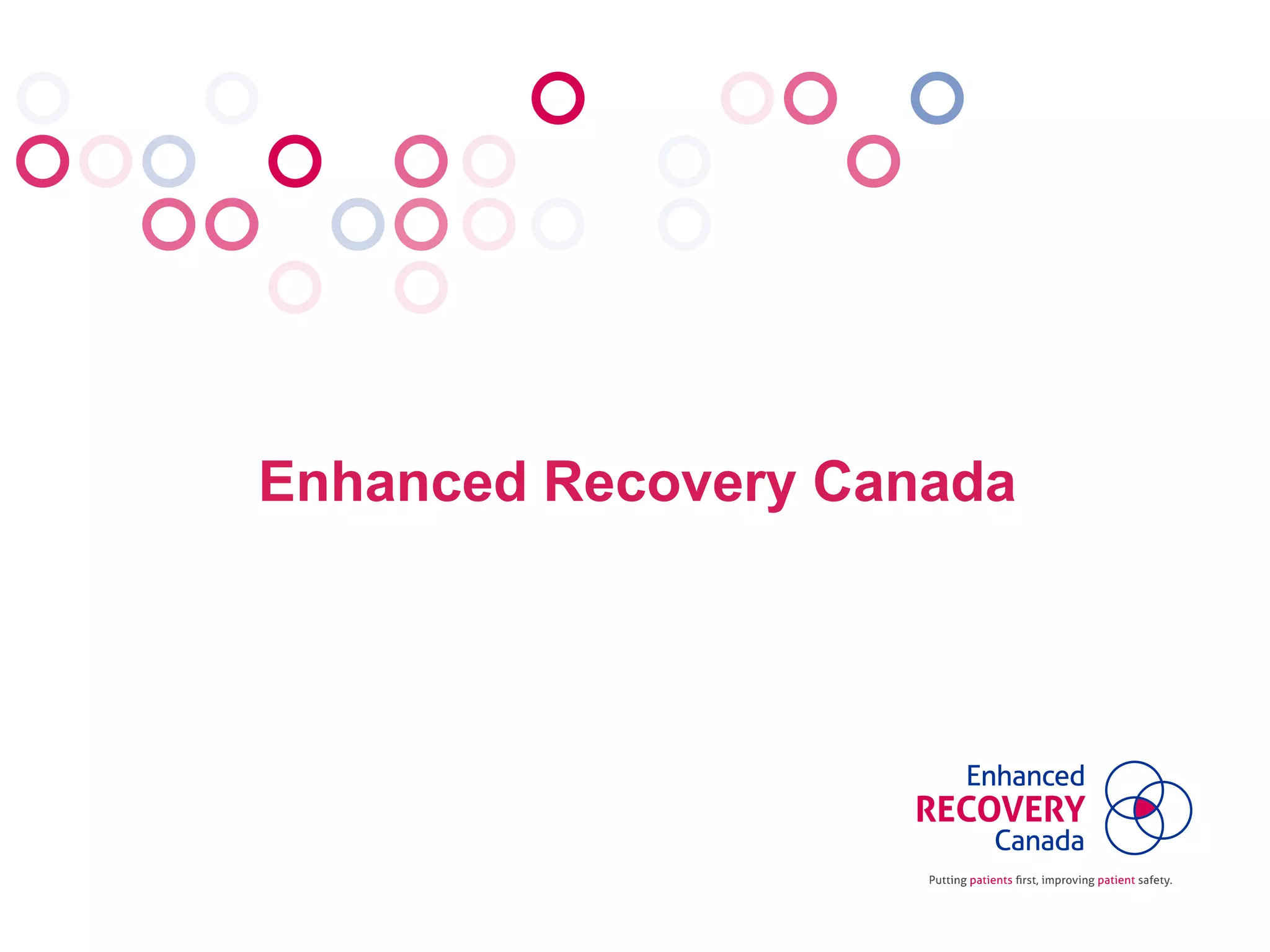 Enhanced Recovery Canada Presentation | PPTX