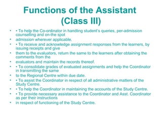 Management of Learner Support Centres in Open and Distance Education | PPT