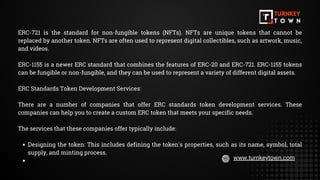 ERC Standards Token Development Services Everything You Need to Know | PPT