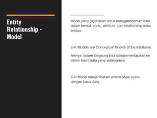 Diagram Entitas | PPTX