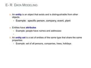 Entity Relationship Diagram | PPT