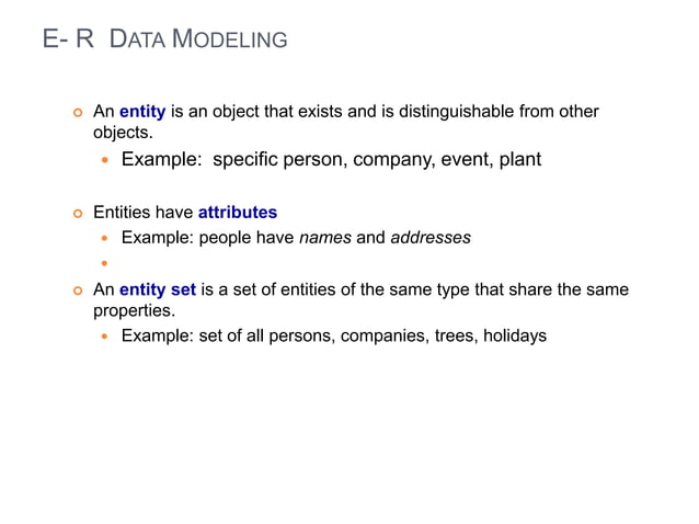 Entity Relationship Diagram | PPT | Databases | Computer Software and Applications