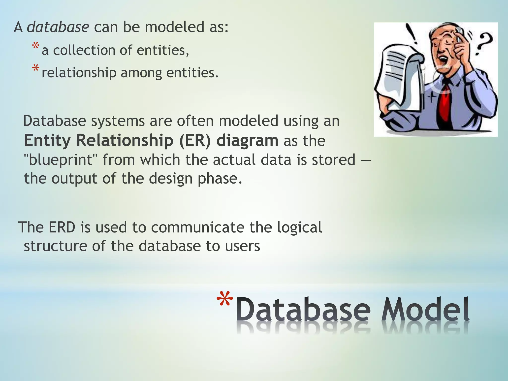 Entity Relationship Diagram | PPTX | Databases | Computer Software and Applications