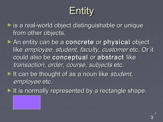 Entity Relationship Diagaram | PPT
