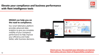 EROAD Chain of Responsibility | PPTX