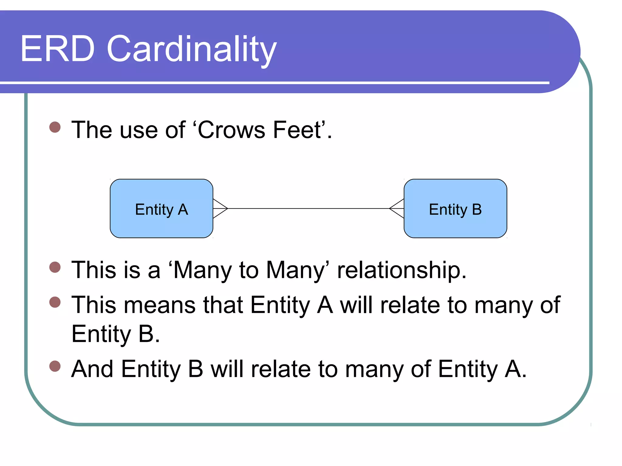 Erd cardinality | PPT