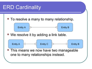 Erd cardinality | PPT