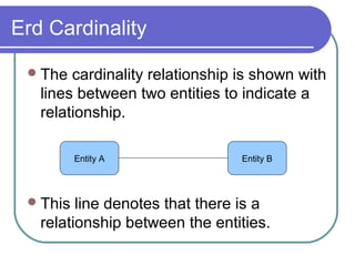 Erd cardinality | PPT