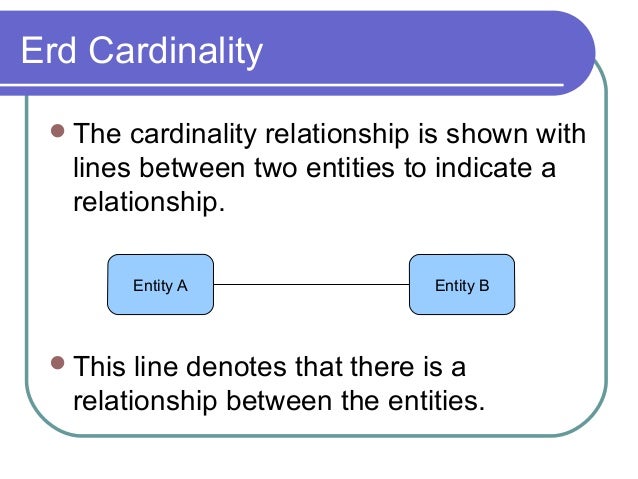 Erd cardinality