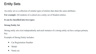 Entity Relationship Diagram and Constraints | PPTX