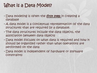 Data Modeling Basics | PPTX