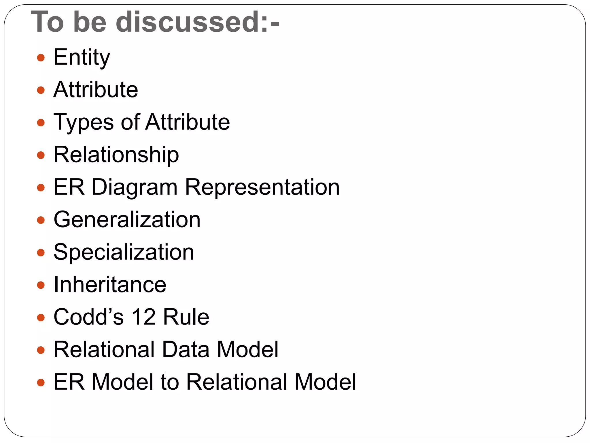 Er diagrams presentation | PPTX