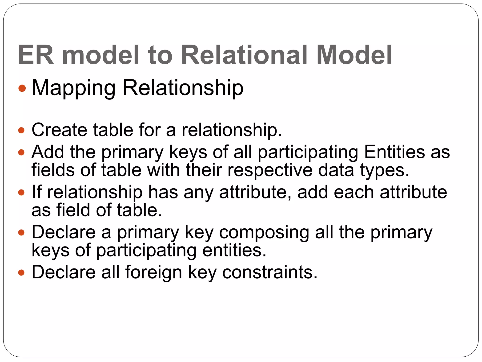 Er diagrams presentation | PPTX