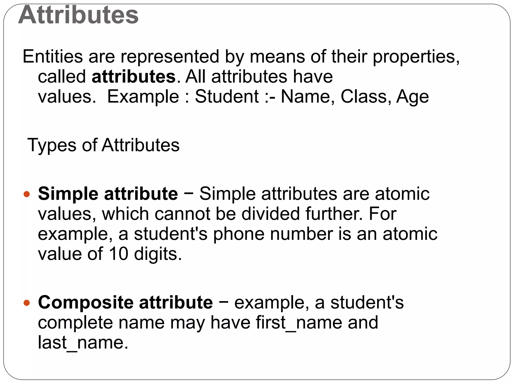 Er diagrams presentation | PPTX